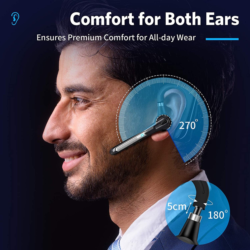 Newest B3 Bluetooth Headset 5.0 Handsfree Earphone Noise Reduction ...
