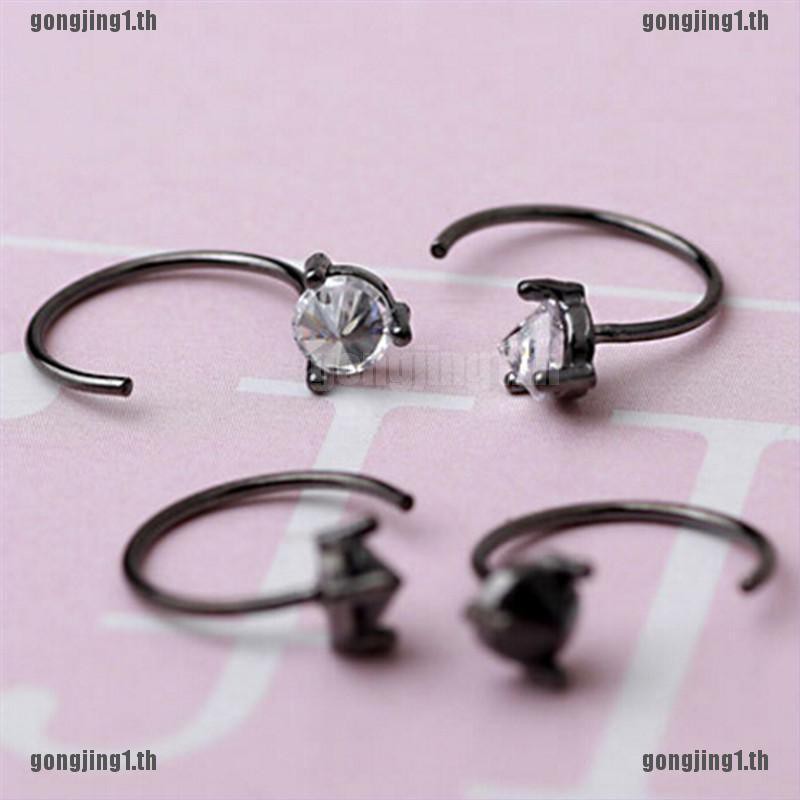 COD Women Crystal Rhinestone Earrings Ear Clip Stud Earrings Charms ...