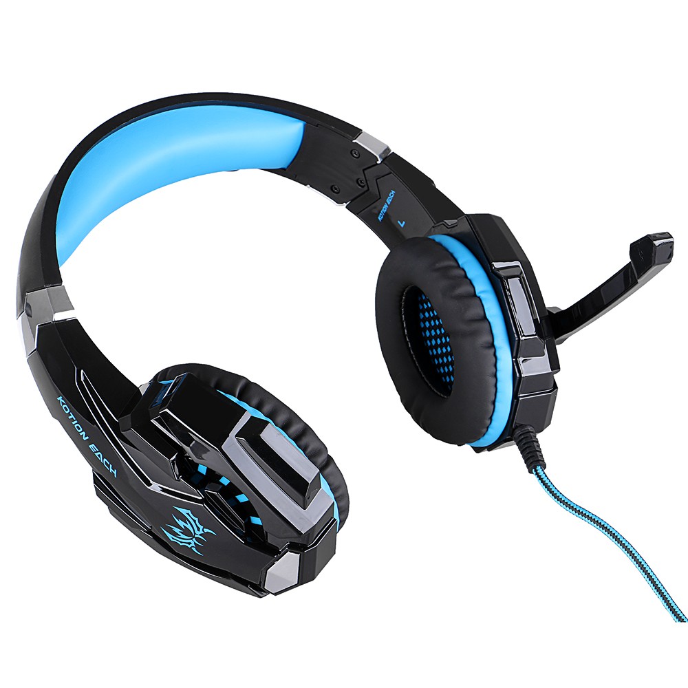G9000 ชุดหูฟังเล่นเกมบิดที่มีไฟ Led -Kotion - kataloggrosirku.th - ThaiPick