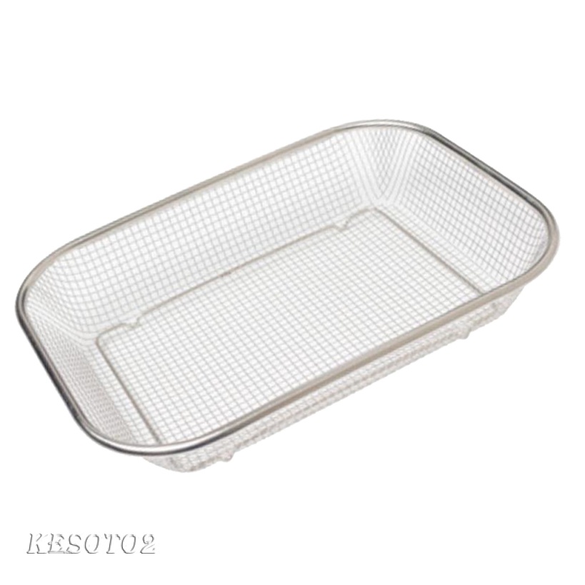 New product Square Mesh Tray Net Basket Veg Fruit Washing Wire Rack ...
