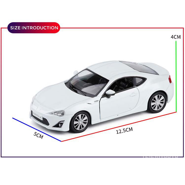 1/36 Toyota GT86 Classical Diecasts Model Toy Car Metal Alloy Model ...