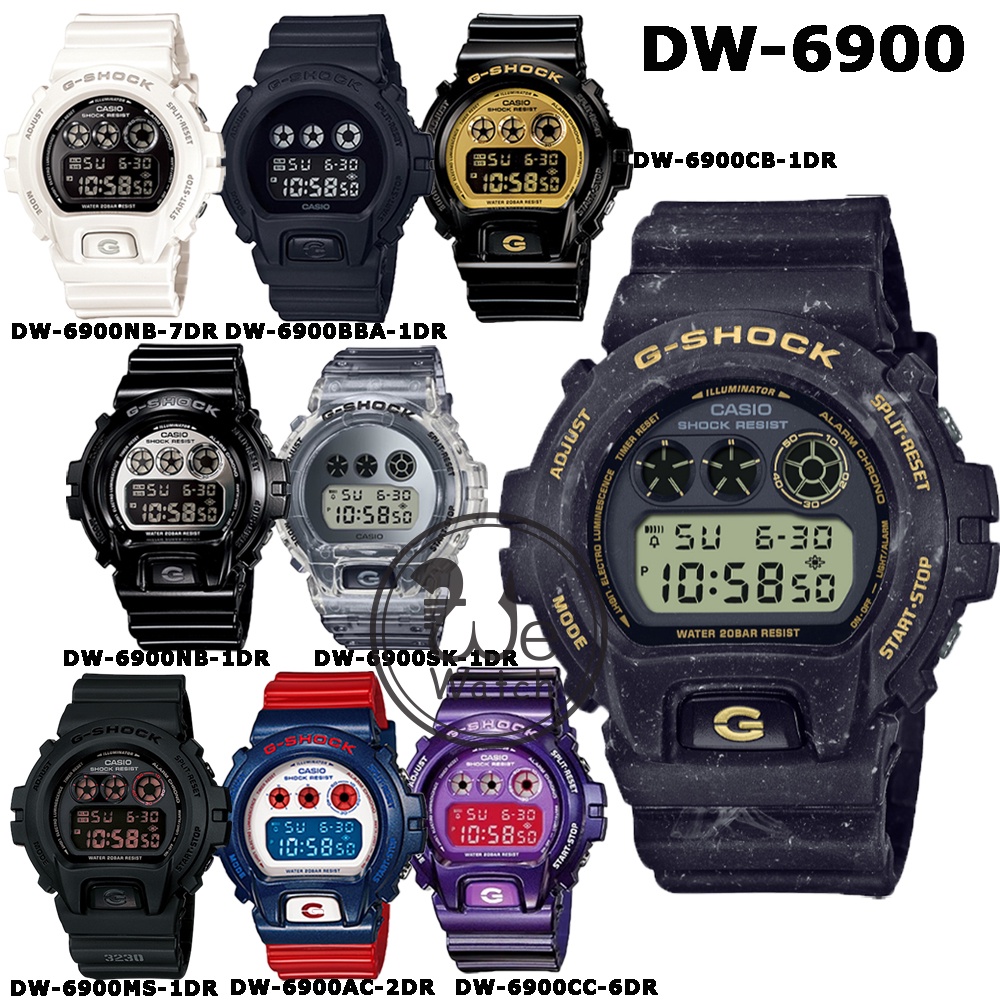 G-Shock CASIO ของแท้ DW-6900 สามตา 3ตา พร้อมกล่องและรับประกัน 1ปี ...