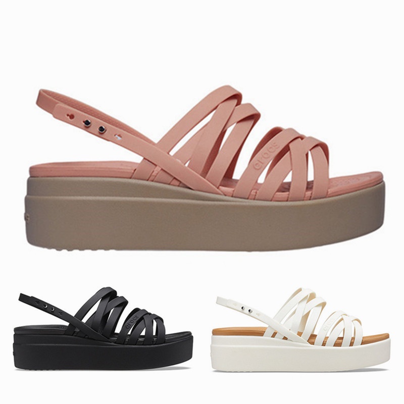 รองเท้าแตะ Crocs Brooklyn Roman 100 สําหรับผู้หญิง 206751 - kbui3s31rg ...