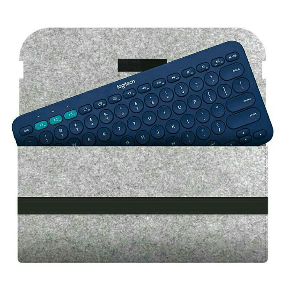 Logitech K380/K480/k580 กระเป๋าคีย์บอร์ด สีเทา แบบพกพา เรียบง่าย สไตล์ธุรกิจ - chenzhigang12.th ...
