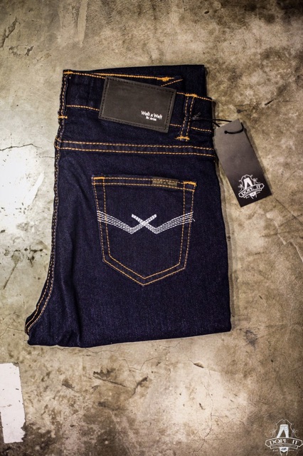 ลิขสิทธิ์แท้ WAFT X WEFT LIQUID INDIGO 12 oz. - sixoz_denim - ThaiPick