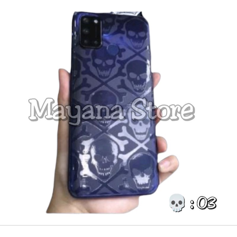 เคสไฮโดรเจล ปิดด้านหลัง ลายกะโหลกตาย สําหรับ SAMSUNG M01 M01 CORE M02 M02S M10S M11 M12 M20S M21 ...