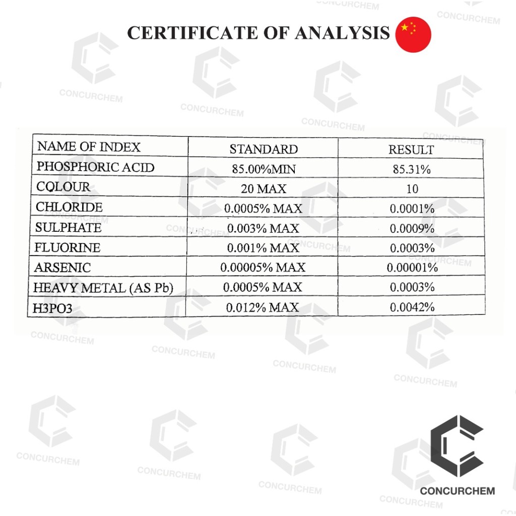 ฟอตฟอริก แอซิด food grade (Phosphoric Acid)-จีน(ขนาด35kg.ถัง ...