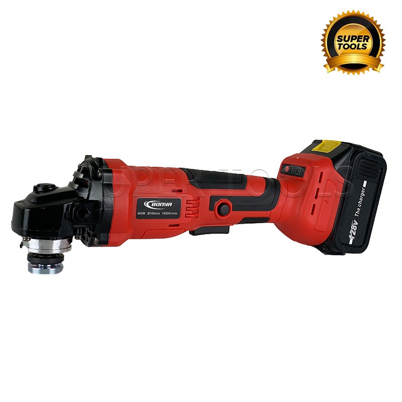 BONYA เครื่องเจียร์ไร้สาย 128V เครื่องเจียร์แบตเตอรี่ 4 นิ้ว LbUg | Shopee Thailand