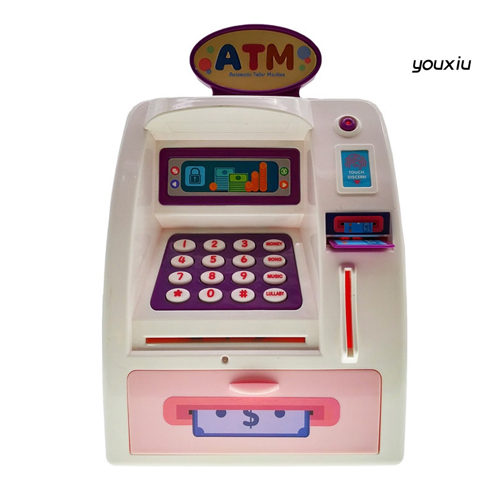 YX-PU Simulation Electronic ATM Password Fingerprint Music LED Model ...