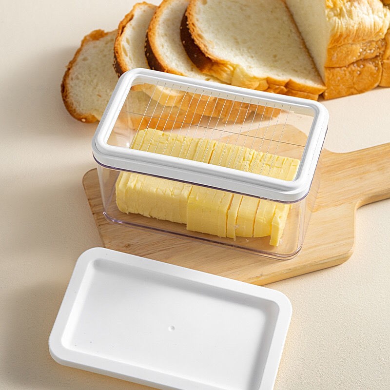Butter Cutter Box Knife Spreading Stick Storage Container Kitchen ...