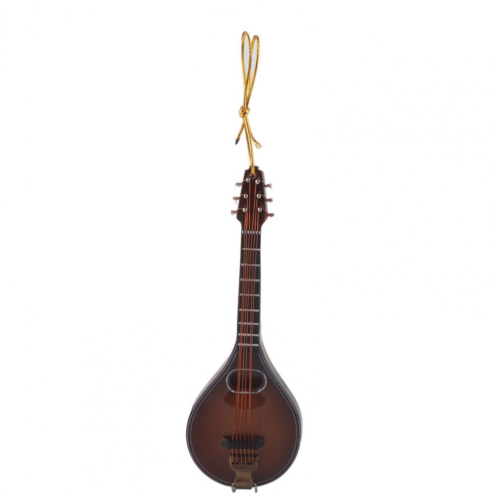 Miniature Mandolin Model Wooden Musical Instrument Gift Decoration ...