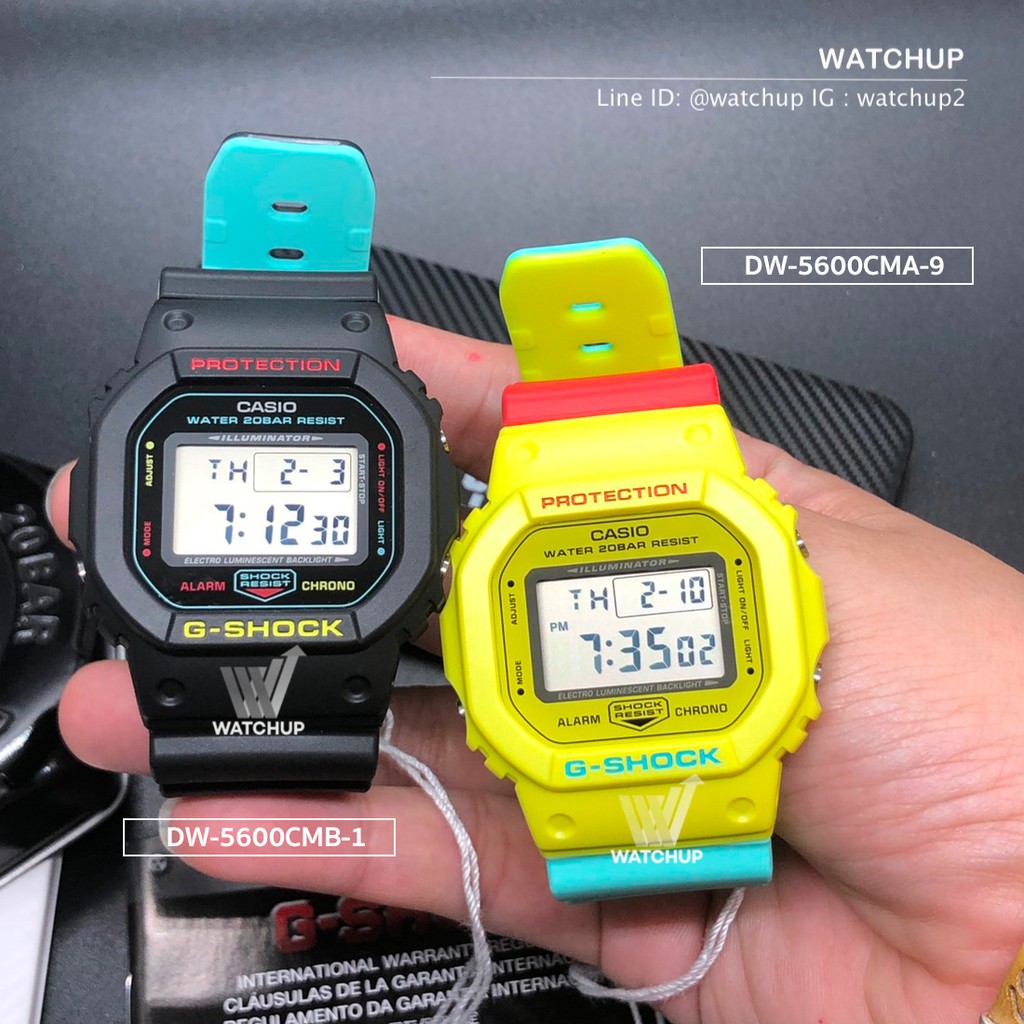 Casio G-Shock รุ่นสี Breezy Rasta นาฬิกาข้อมือผู้ชาย สายเรซิ่น รุ่น DW ...