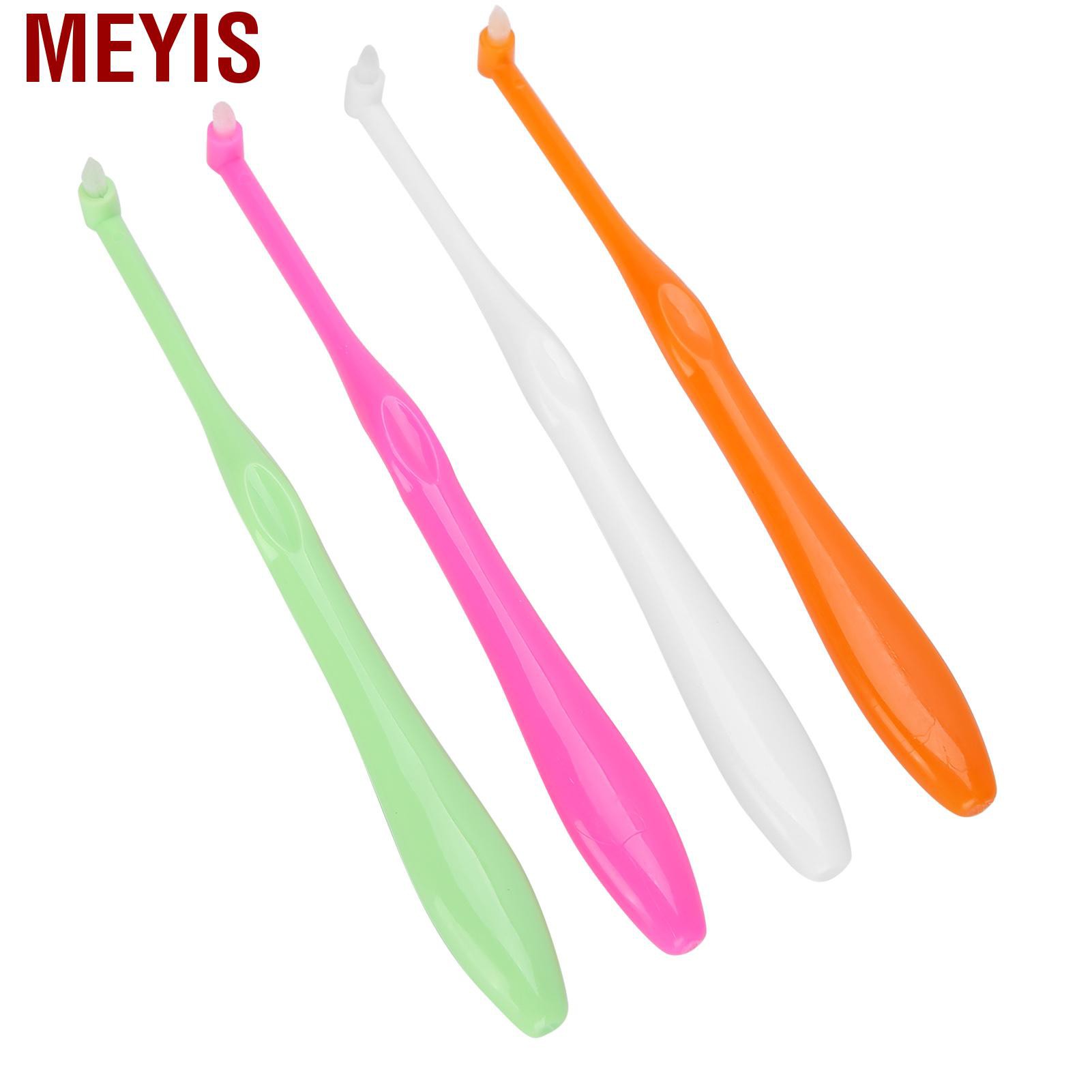Meyis 4pcs Orthodontic Dental Toothbrush Soft Small Head Floss ...