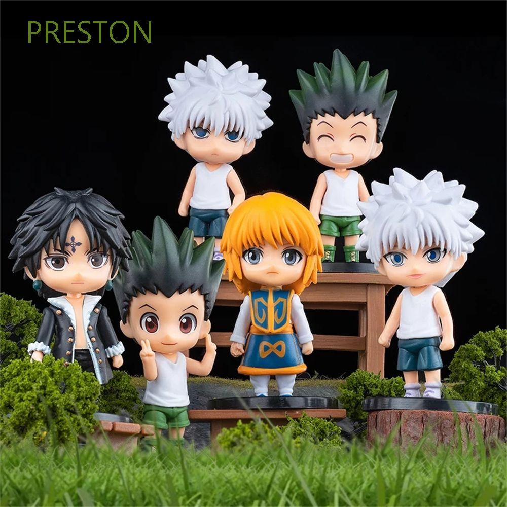 Preston โมเดลฟิกเกอร์ลายการ์ตูน Hunter X Hunter X Hunter X 6 ชิ้น/ชุด ...