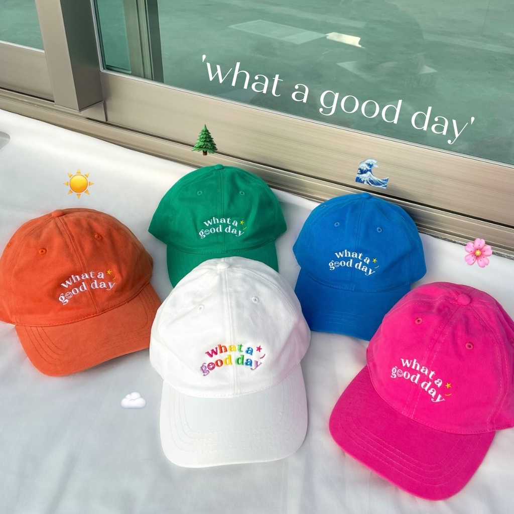 หมวกแก๊ป what a good day by asissyclub️️ - asissy.club - ThaiPick