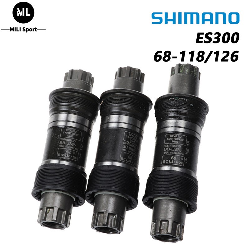 Shimano MTB Spline Bottom Bracket BB-ES300/ES25 68-118/126mm Mountain ...