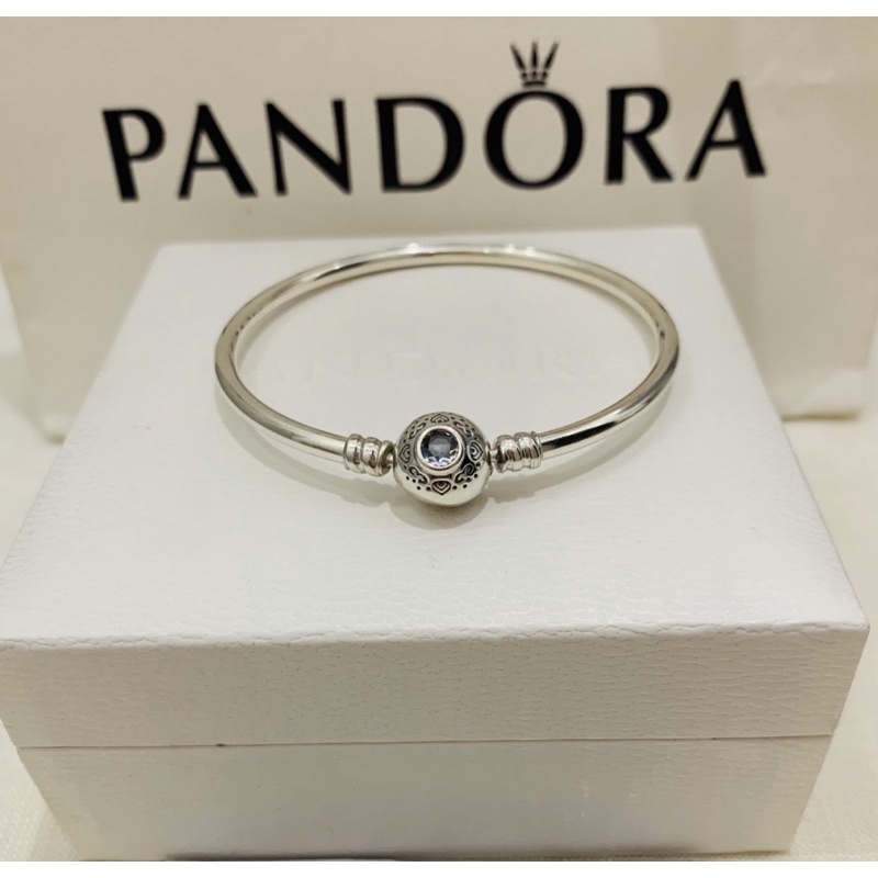 Pandora moment Aladdin Princess Jasmine Clasp Bangle size17 แท้100 ...