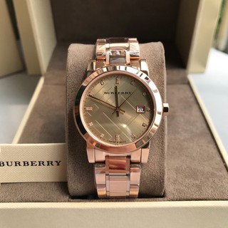 Burberry ของแท้100% BU9126 - 34 mm นาฬิกาแบรนด์เนมBU นาฬิกาผู้หญิง ...