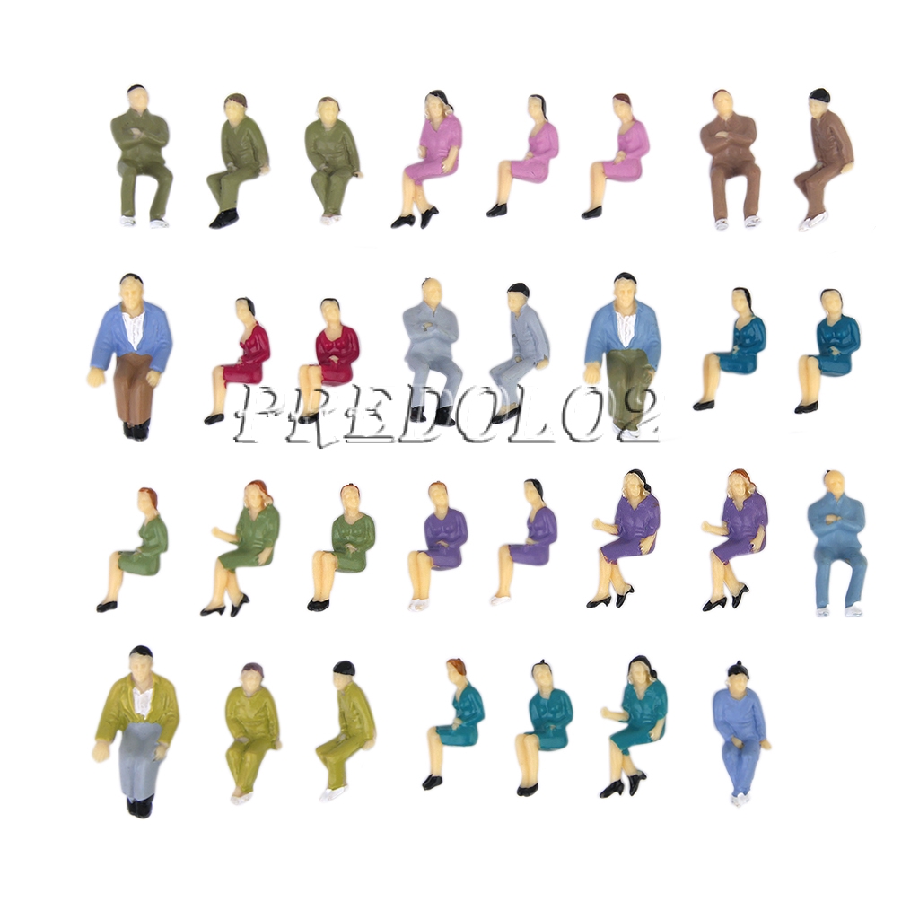ของเล่นโมเดลรถไฟ Seated People passengers Seated - predolo2.th - ThaiPick