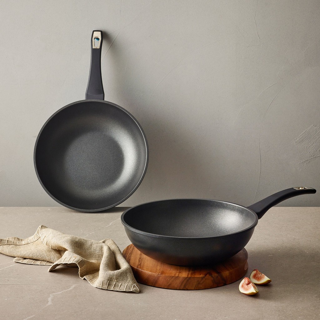 The premium non stick wok pan monster cooker which is applied ...