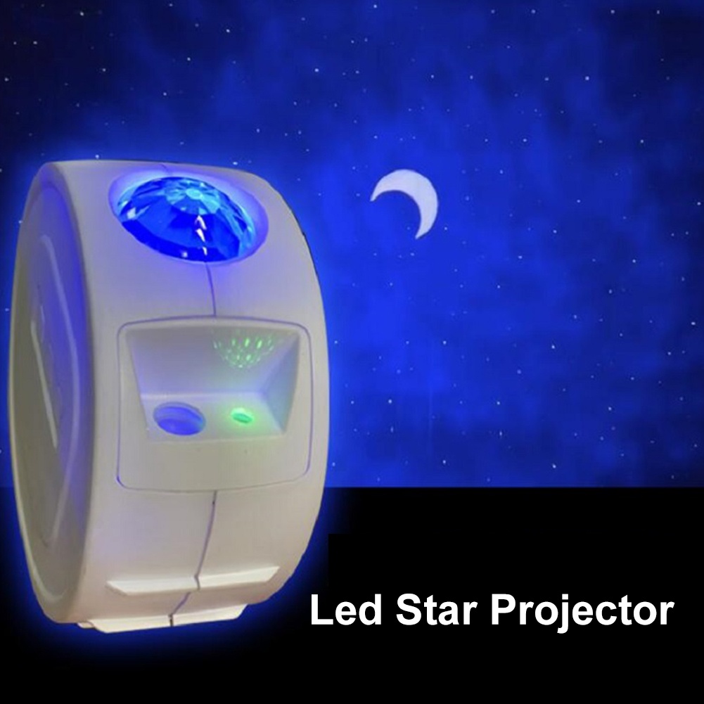 LED Projector Moon Night Light Projection Nebula Deep Sleep Colorful ...