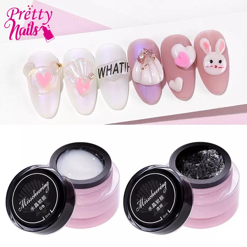 เจลปั้นนูน ต้องอบ ปั้นเป็นรูปต่างๆ PVC soil gel 8 ml. - prettynailss ...