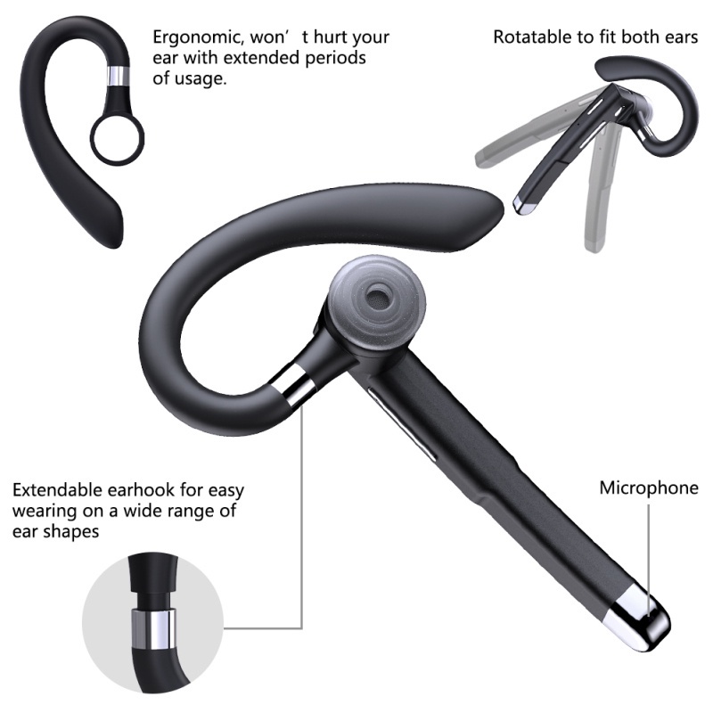 Ready Unilateral Hanging Ear Wireless Bluetooth Headset Microphone ...