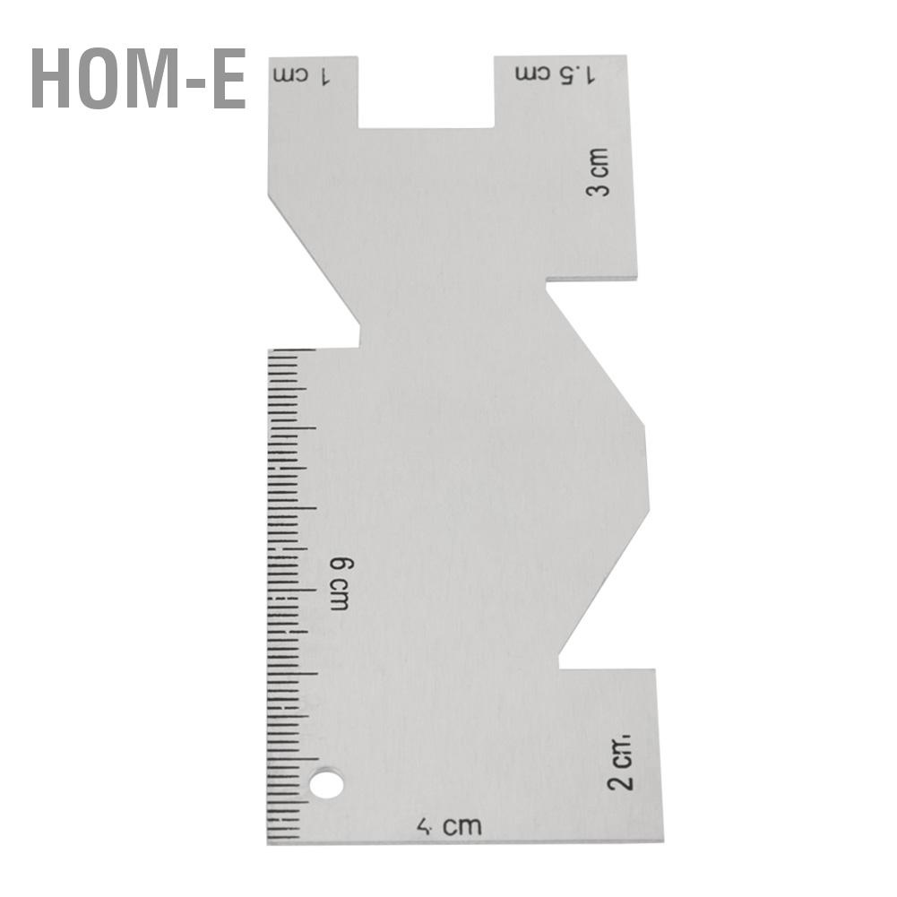 Hom-E ไม้บรรทัด เกจวัด โลหะ อุปกรณ์เสริม สําหรับเย็บผ้า 1 ชิ้น ...