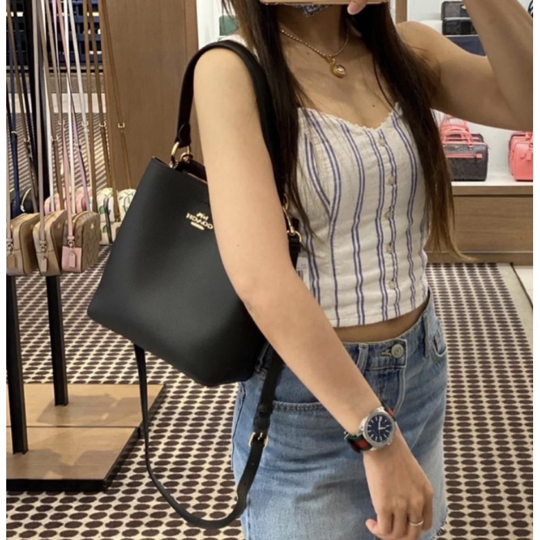 พร้อมส่ง แท้ 100 New Coach รุ่น SMALL TOWN BUCKET BAG (COACH 1011 ...