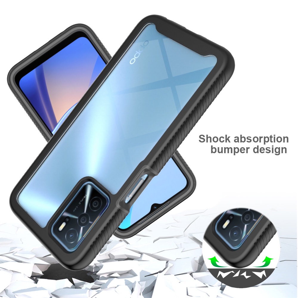 2 in 1Hybrid Shockproof Armor Case For Oppo A96 A95 A74 A54 A94 5G A16 ...