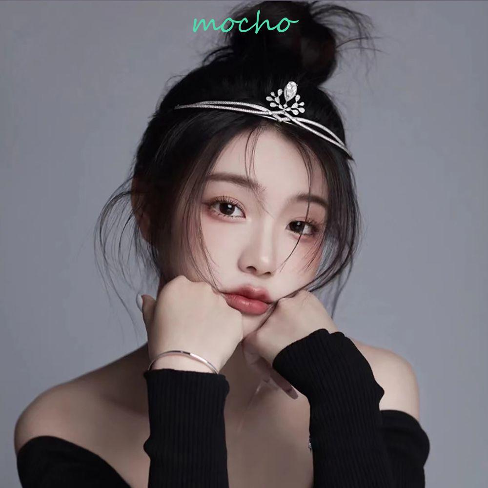 Mocho ที่คาดผม ประดับพลอยเทียม หรูหรา เครื่องประดับผม แฟชั่นเจ้าหญิง สี ...