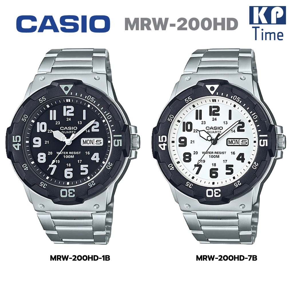 Casio นาฬิกาข้อมือผู้ชาย สายสแตนเลส รุ่น MTP-VD02 ของแท้ประกันศูนย์ CMG ...