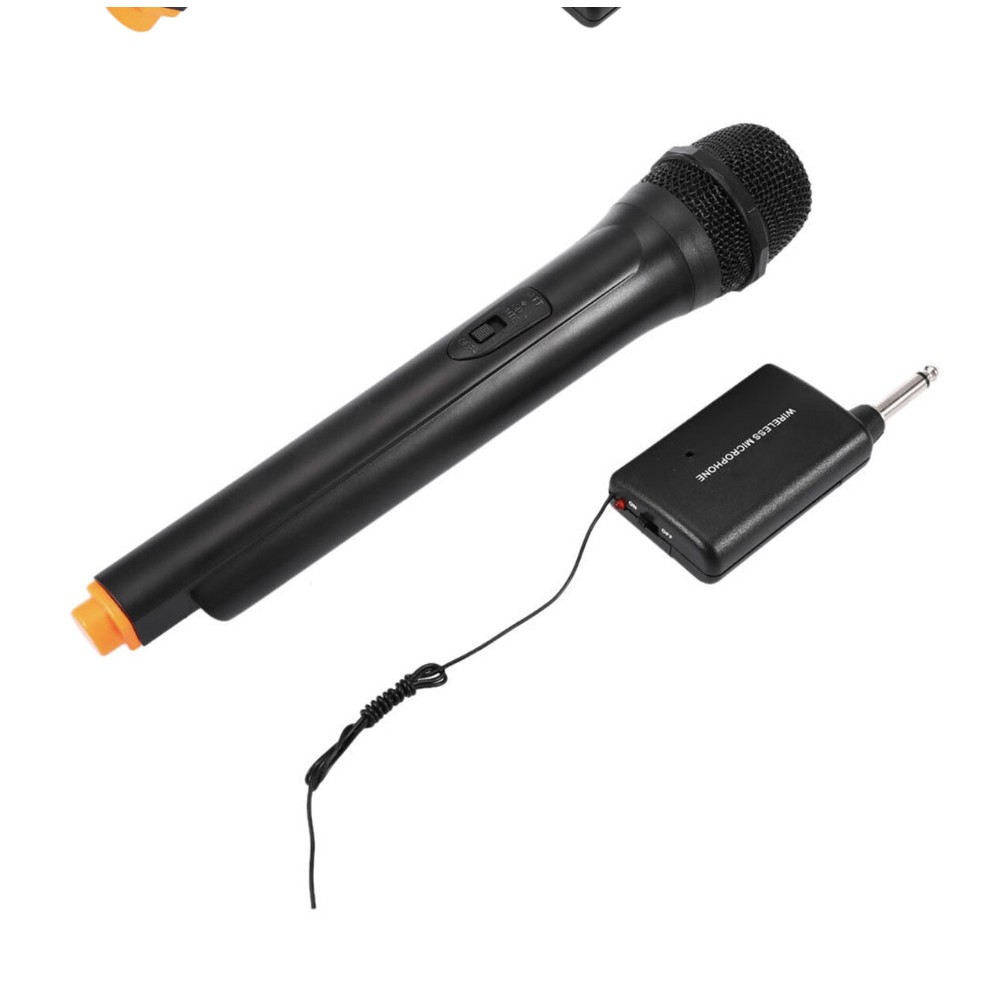 Miccrophone Wireless Handheld Dual Channel Transmitter Mic Set | Shopee ...