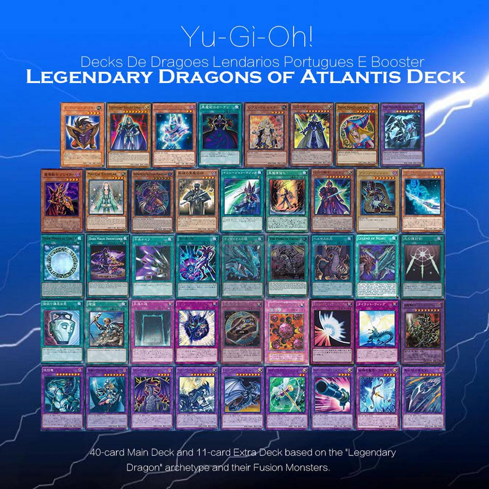 ชุดการ์ดเกม Yugioh Legendary Dragon Decks ของเล่นสำหรับเด็ก - kkmoon.th ...