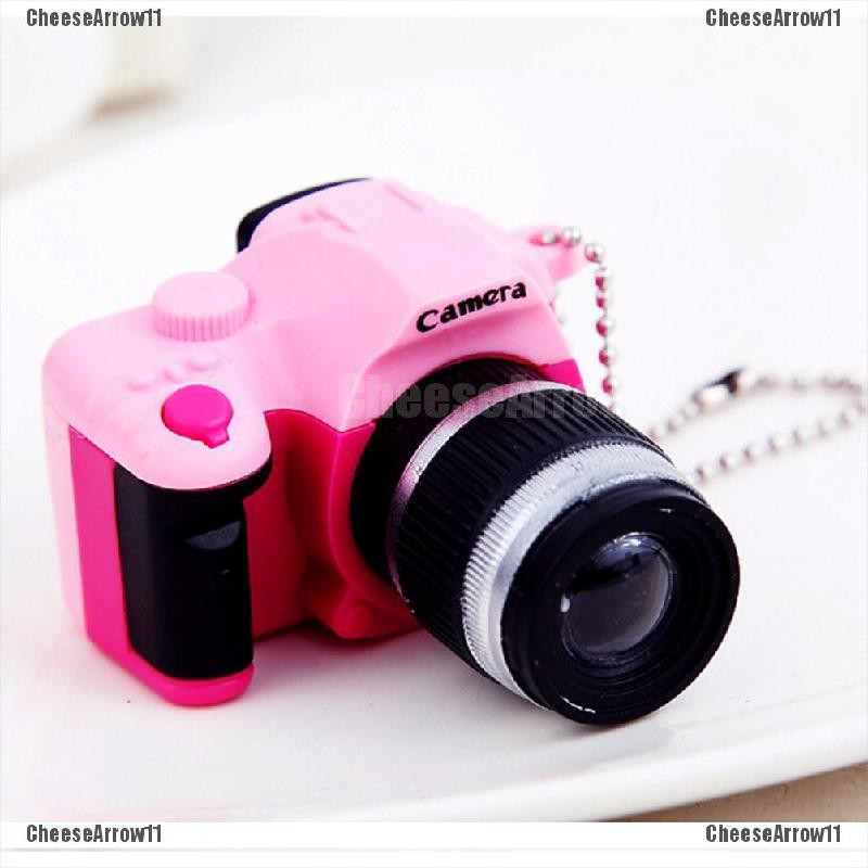CheeseArrow Cute Mini Toy Camera Charm Keychain With Flash Light&Sound ...