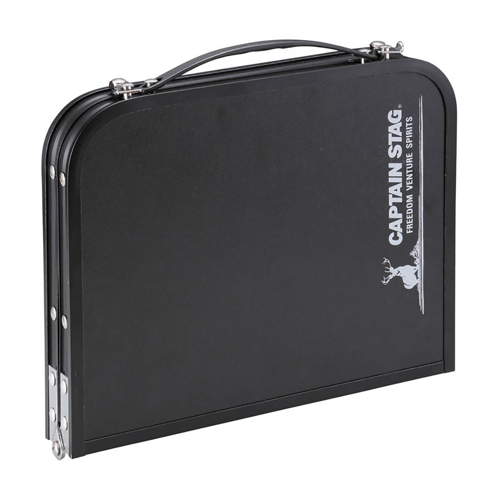 Captain Stag FD hand table 47 30 (black) โต๊ะแคมป์ปิ้ง โต๊ะพกพา โต๊ะพับ ...