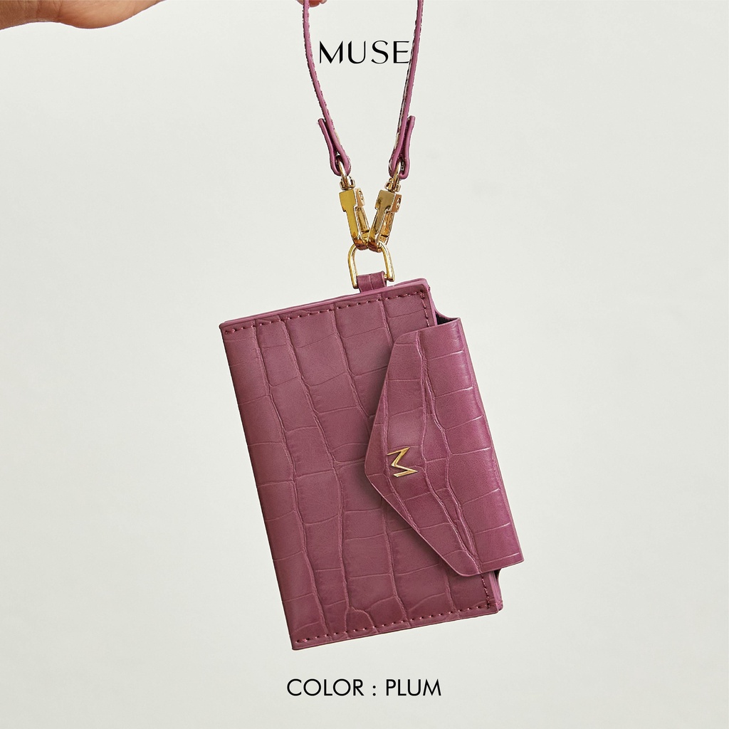 (ใส่โค้ด MMEGA80 ลดเพิ่ม 80.-) MUSE Envelope Card Wallet กระเป๋าใส่บัตร ...
