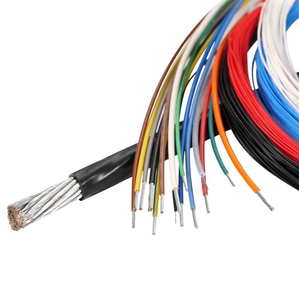 ลวดHeat-resistant Cable Wiring Soft PVC Wire 12AWG 14AWG 16AWG 18AWG 20AWG 22AWG 24AWG 26AWG ...