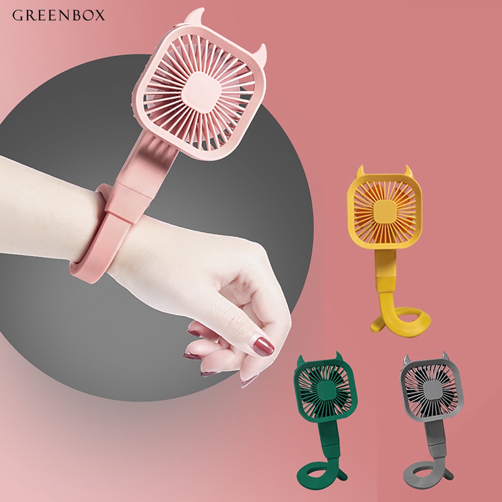 STOCK Mini Fan 3 Wind Speeds Long Lasting Plastic Baby Stroller Fan for ...