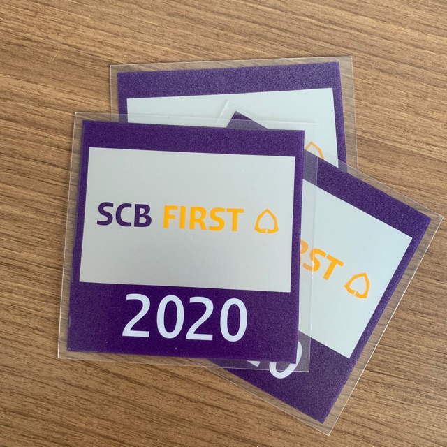 สติกเกอร์จอดรถ Scb First | Shopee Thailand