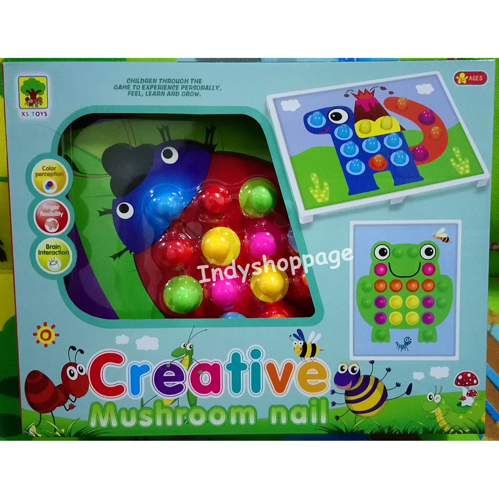 ส่งกทม24BButton Idea เกมส์ วางหมุดแต่งภาพ ของเล่นเสริมพัฒนาการ แยกหมุด ...