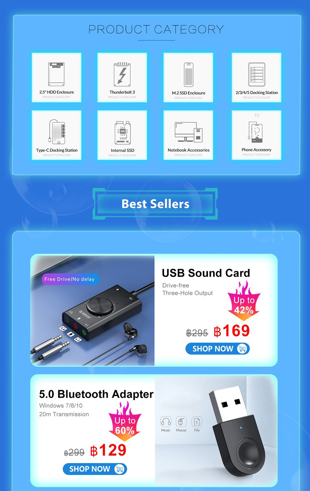 Orico Official Mall（China）, ร้านค้าออนไลน์ | Shopee Thailand