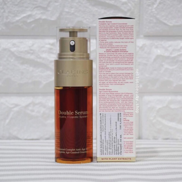 CLARINS Double Serum Complete Age Control Concentrate 50ml - pairinkamsuk - ThaiPick