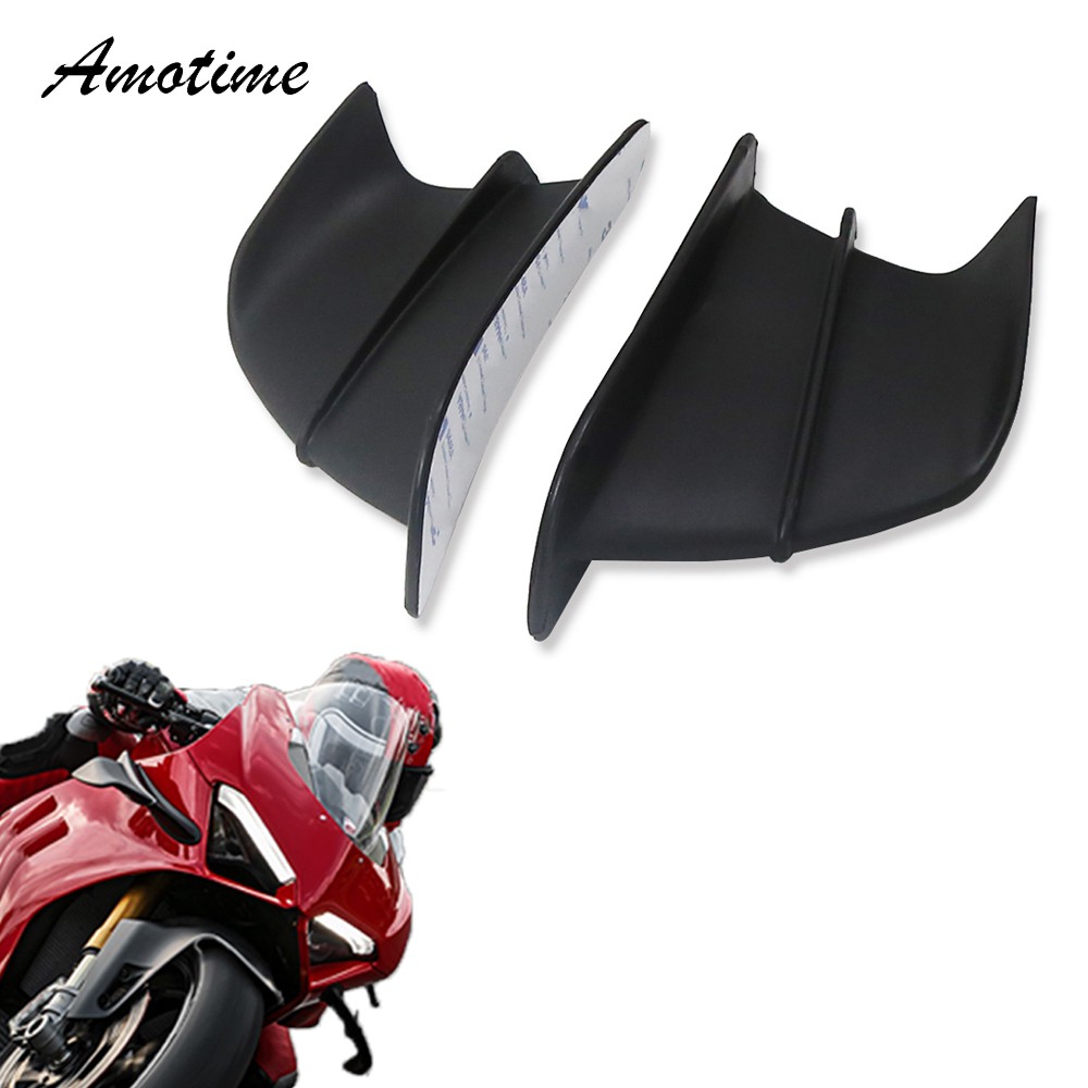 Motorcycle Winglet Aerodynamic Wing Kit Spoiler HONDA CBR650R CBR650F ...