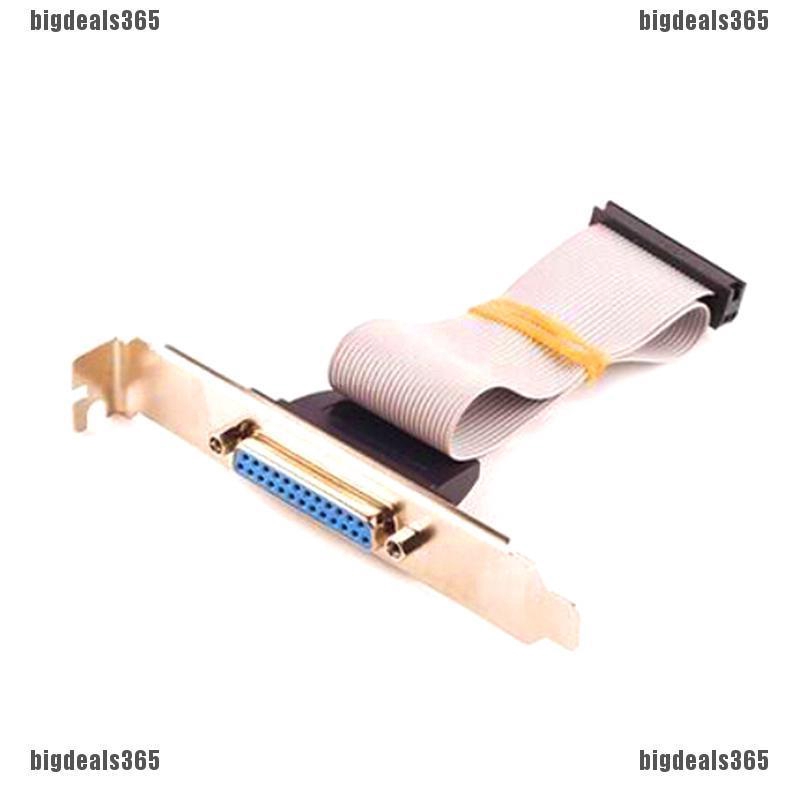 peril lpt 1 parallel port เครื่องพิมพ์ i/o อะแดปเตอร์ db 25 to idc 26 pin header slot ...