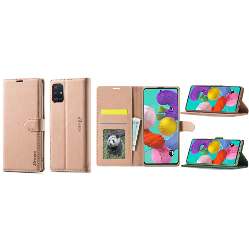 Luxury Leather Flip Phone Case For Samsung Galaxy A72 A52 S22 S21 Ultra S20 Plus S10 S9 Note 20 ...