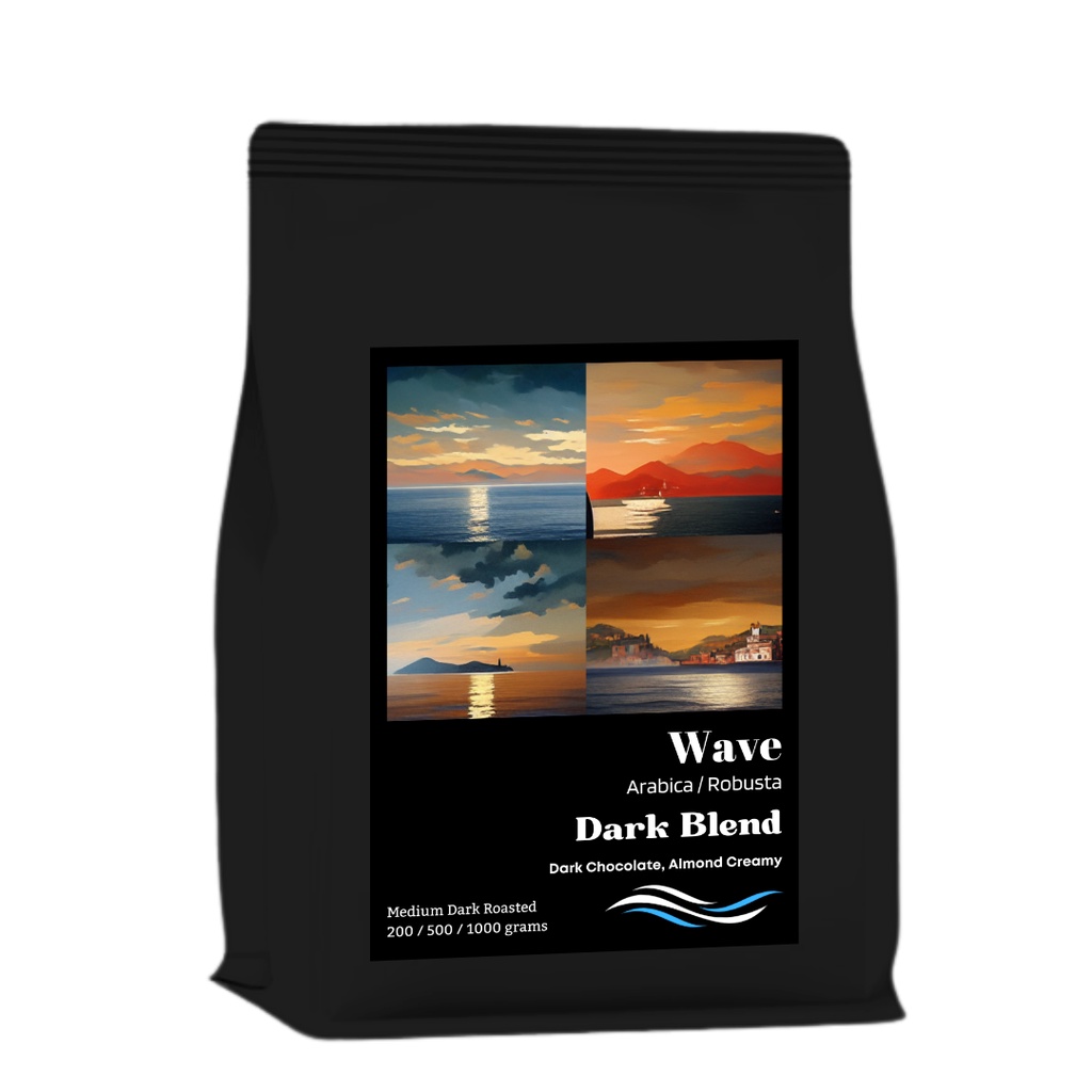 กาแฟคั่ว Wave Dark Blend - Coffee Roasted - balena_roastery - ThaiPick