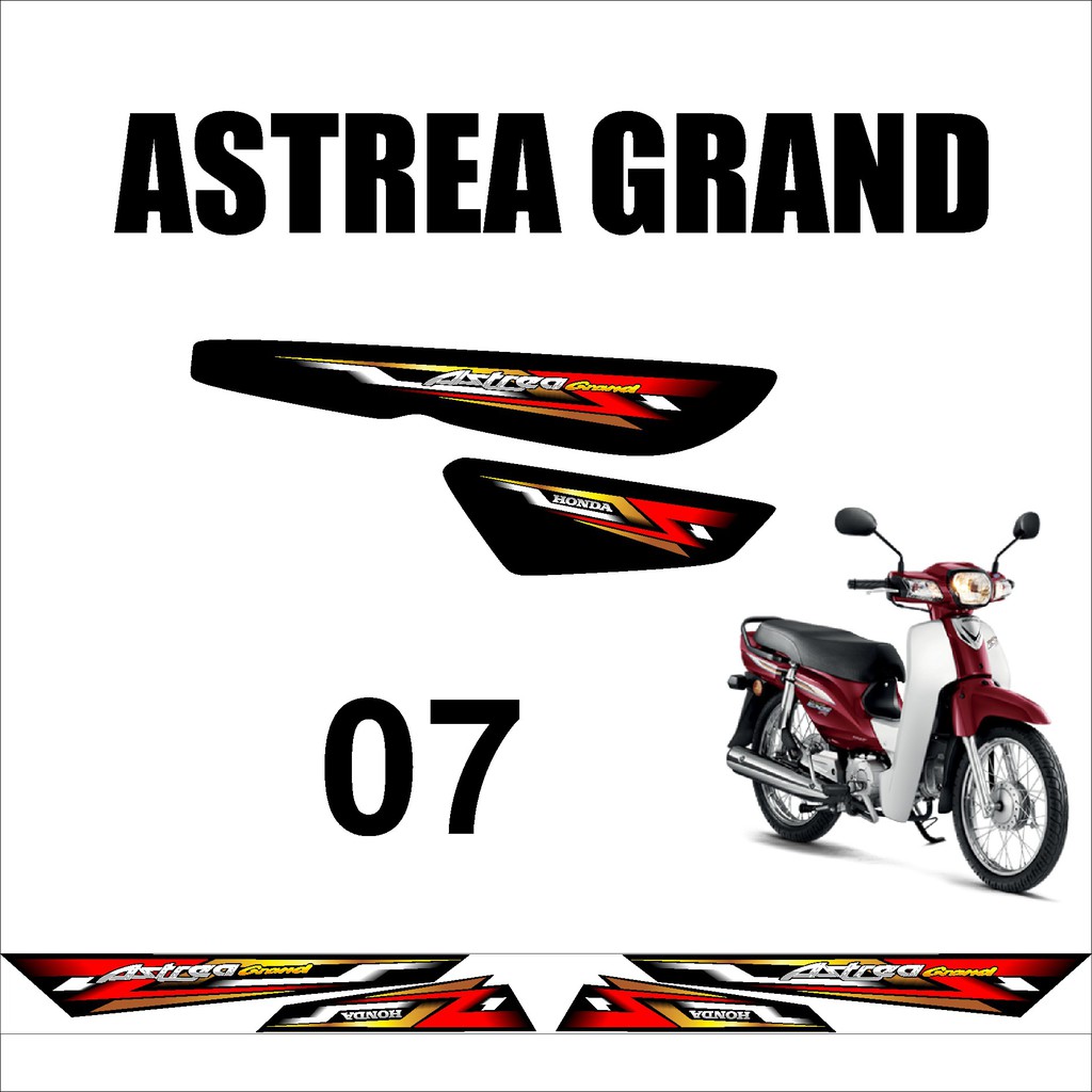 Astrea Grand สติ๊กเกอร์ลาย Lis Variation Code Design CH-07 สําหรับติดตก ...