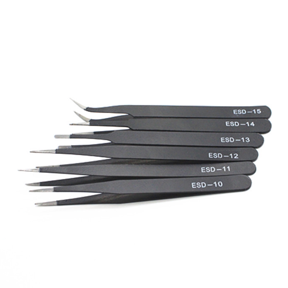 6pcs Dismantle Electronic Component Maintenance Stainless Steel Anti ...