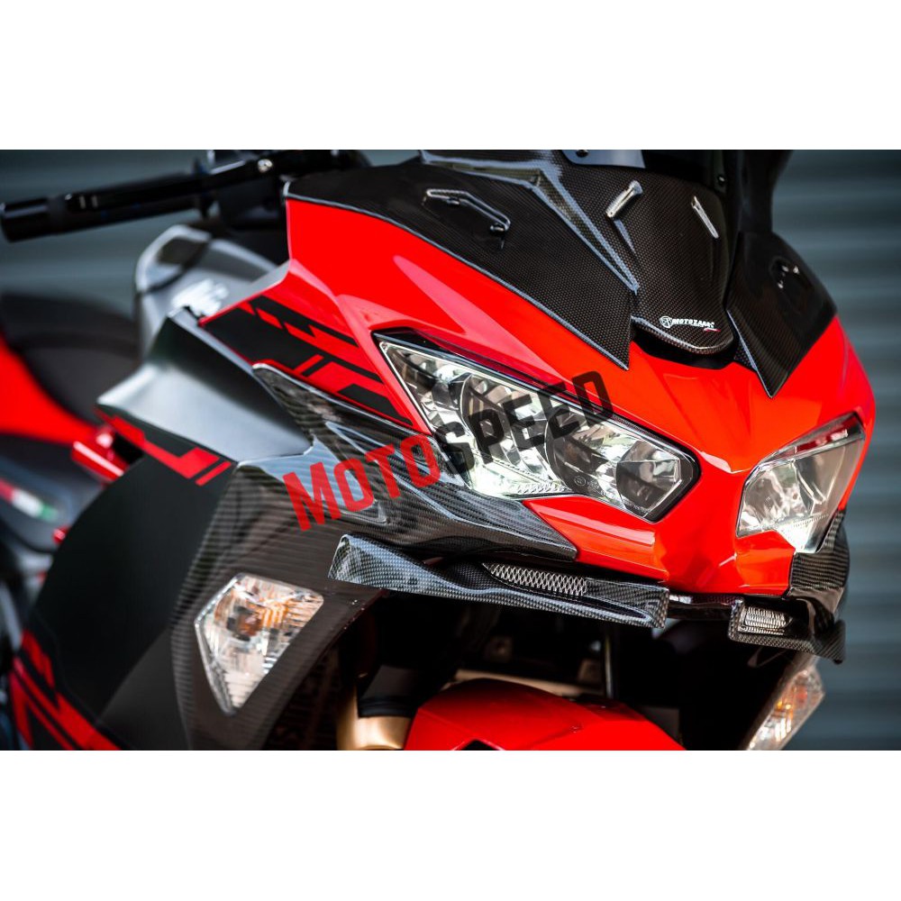 วิงใต้ไฟ ลายเคฟล่า Winglet Kawasaki Ninja 400 - jirayutnontapot - ThaiPick